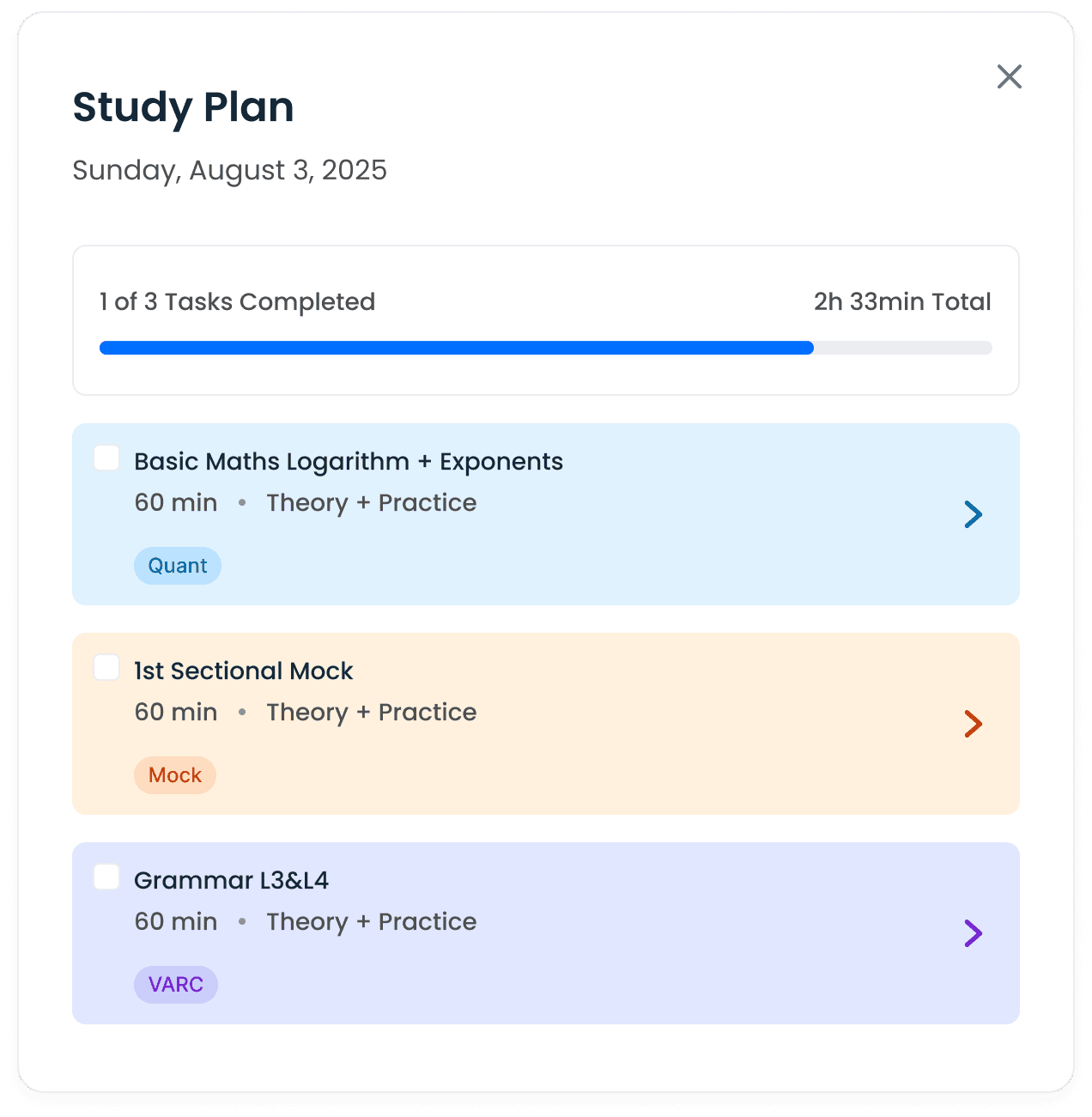 Optima Learn - CAT Preparation Platform